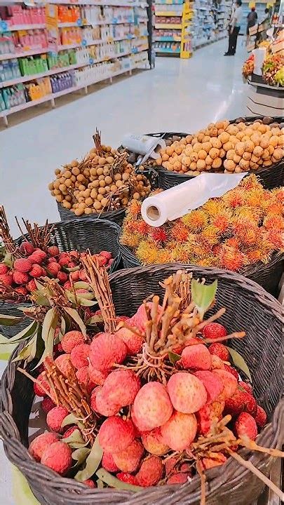 태국 로터스마트의 다양한 열대과일들 Youtube