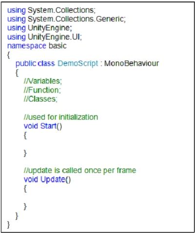 Basics Of Scripting In Unity ICAT Blog