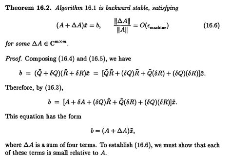 Question 23 2 Page 177 Numerical Linear Algebra
