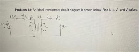 Solved Problem An Ideal Transformer Circuit Diagram Is Chegg