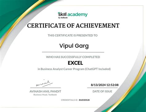 Vipul Garg On Linkedin Excelcertified Businessanalysis Datadriven