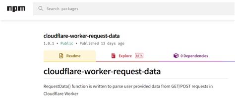Cloudflare Worker的怎么获取传输数据requests Data 知乎