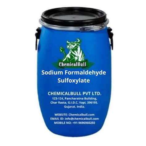 Sodium Formaldehyde Sulfoxylate Bulk Exporter And Supplier 6035 47 8