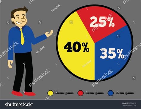 Professional Pie Chart Stock Vector Royalty Free Shutterstock
