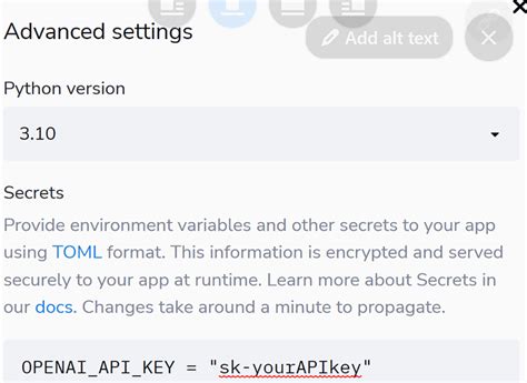 struggling with setting openai api using streamlit secrets community