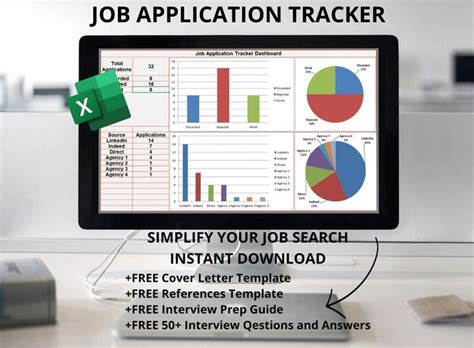 Job Tracker Template Job Application Tracker Job Tracker Excel Job Application Tracker Excel Job