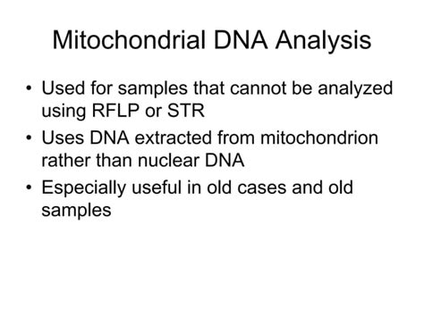 Dna In Forensics Pptx Genetics Science