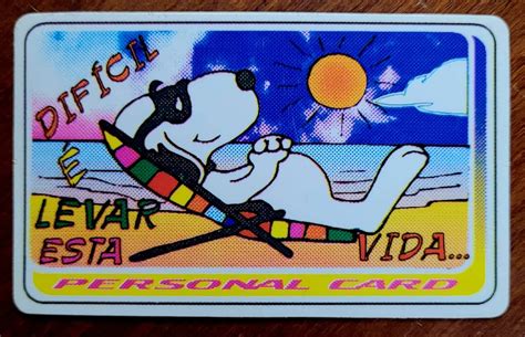 Personal Card Snoopy