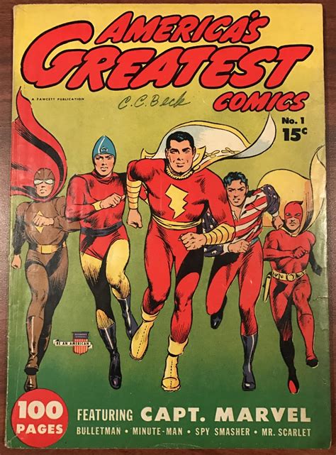 Gac Featured Golden Age Cover Americas Greatest Comics 1 1941