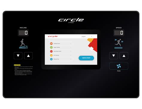 Touch Console Circle Fitness
