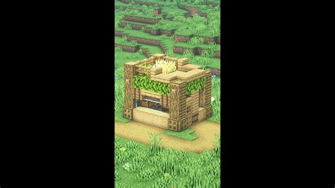 마인크래프트 야생 건축 강좌 [1분 미리보기] 야생용 작은 나무집 2 [minecraft Small Surviving Tree House Build