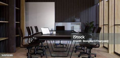 현대적인 컨퍼런스 테이블과 현대적인 현대 회사 회의실 인테리어 디자인 이사회실에 대한 스톡 사진 및 기타 이미지 이사회실