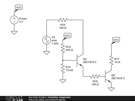 Transistor Comparator CircuitLab