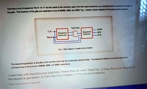 Solved Draw The Circuit Diagram Of The Sequence Generator Then The