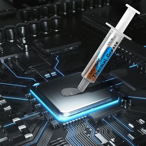 Grass Termico 5 Pezzi 5 Siringhe Pasta Termica Siliconica Per Cpugpu