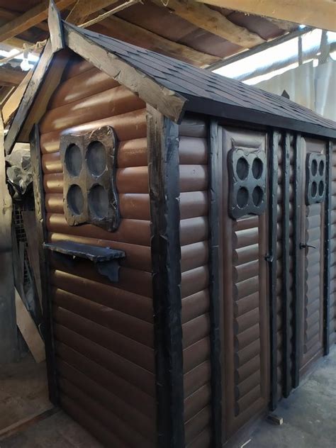 Совмещенный туалет и душ №4 из дерева под старину дачный уличный деревянный — цена 45000 грн