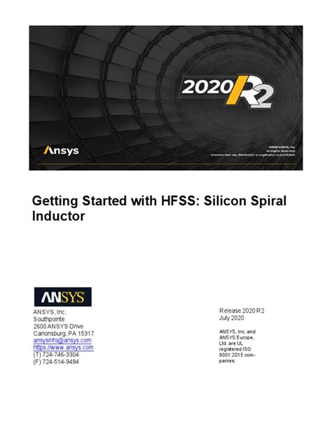hfss spiral inductor pdf