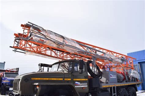 Буровая установка БА 15В Урал 4320 Уральский Завод Спецтехники