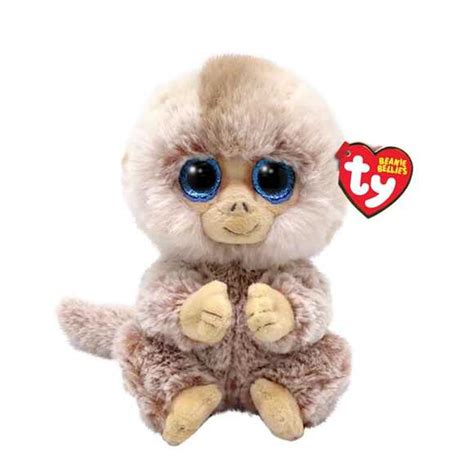 Ty Pelush Stubby Monkey Tan Belly Reg Ty41036 Nezih