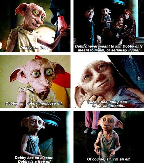 Dobby Harry Potter Quote Harry Potter 15 Best Dobby Quotes