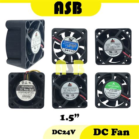 1pc DC Fan DC24V 1 5 2 Wire 3 Wire Shopee Malaysia