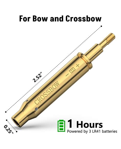 Cvlife Crossbow Red Laser Bore Sight Tactical Crossbow Laser Boresight
