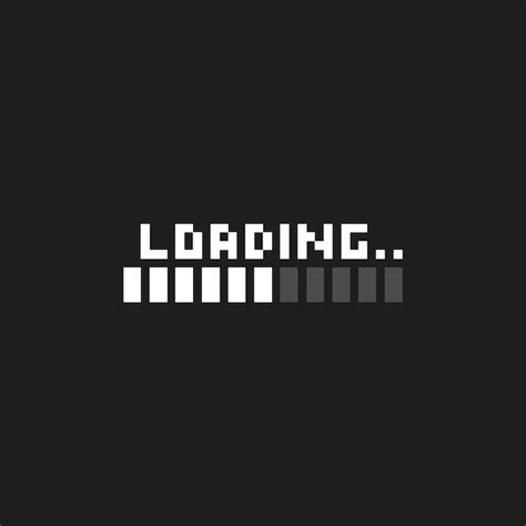 Premium Vector Pixel Art Retro Game Loading For Game