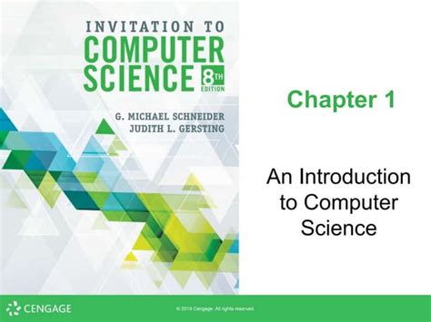 Invitation To Computer Science 8thed Ch 1 1pptx