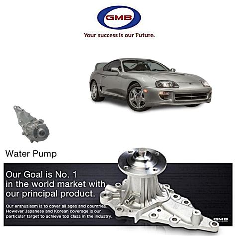 Gmb Water Pump Gwt 118a For Toyota Supra 1jz 2jz Shopee Malaysia