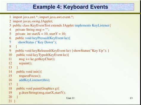 Ppt Event Driven Programming Handling Events With Listeners