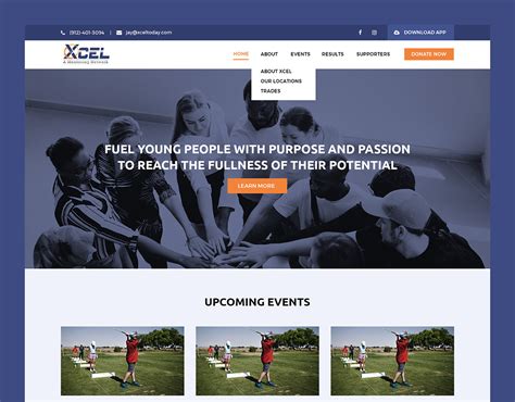 Xcel Strategies Web Design On Behance