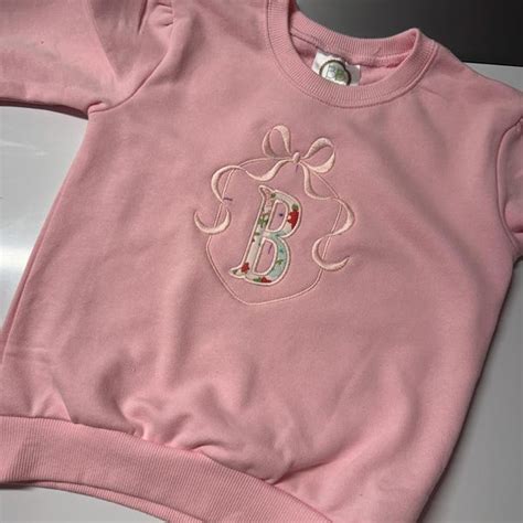 Bow Monogram Frame Machine Embroidery Design Long Tail Bow Frame