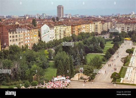 Sofia Bulgaria Residential Buildings Next To Ndk Park In Central