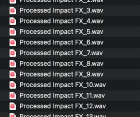 Artstation Impact Sound Effects 2 Game Assets