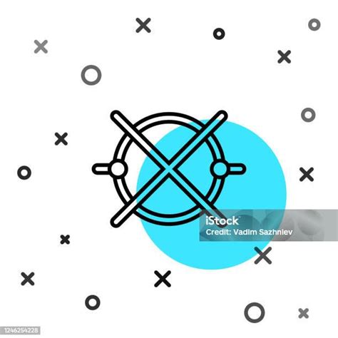 흰색 배경에 격리 된 검은 선 전기 회로 구성표 아이콘입니다 회로 기판 임의 동적 셰이프 벡터 일러스트레이션 0명에 대한 스톡 벡터 아트 및 기타 이미지 Istock