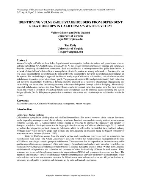 Pdf Identifying Vulnerable Stakeholders From Dependent Relationships