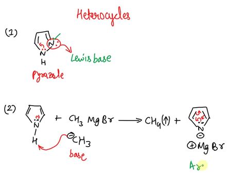 Solved Which Nitrogen Of Pyrazole Is More Basic Explain 2 Is The Product Of The Following