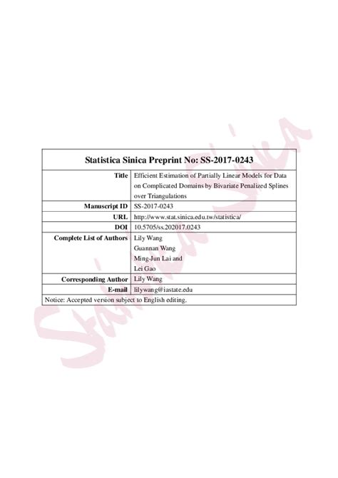 Pdf Efficient Estimation Of Partially Linear Models For Data On