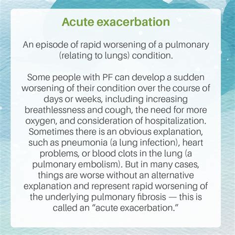 You May Have Heard The Term Acute Exacerbation At Some Point In Your Journey In A Nutshell