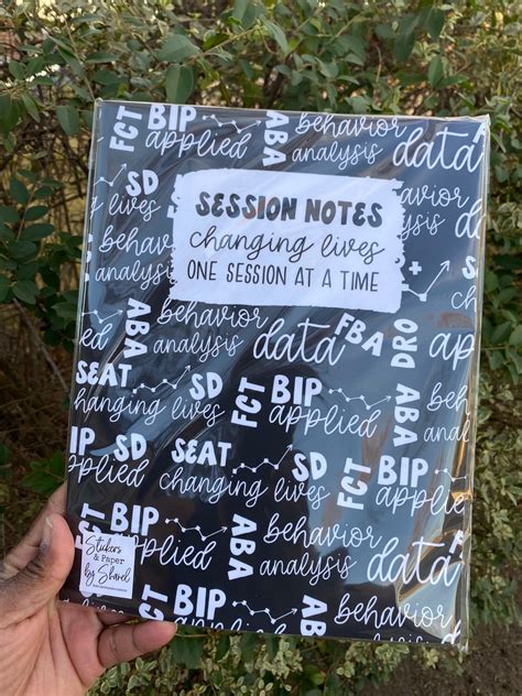 ABA Session Notes Aba Therapy Materials Bcba Session Notes Etsy