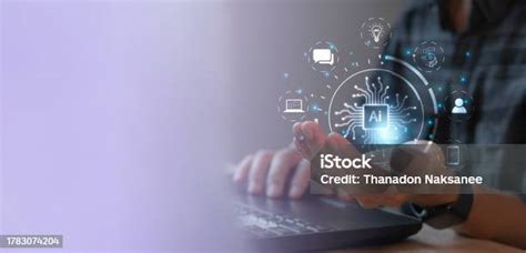 인공 지능 기술 인공 지능 사업가 쇼 가상 그래픽 글로벌 인터넷 연결 로봇 Ai와의 채팅 미래 기술 변환 개념에 대한 스톡 사진