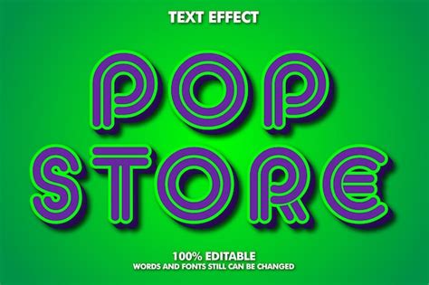 Premium Vector Modern Bold 3d Typography Fancy Cartoon Editable Text Effect