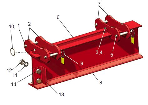 Crane Parts Lists And Parts Location Diagrams Wallace Industrial Cranes