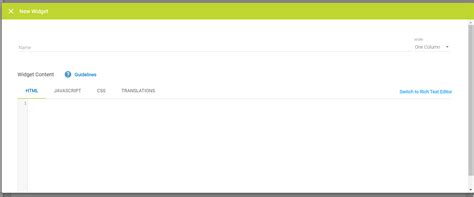 Custom Widgets