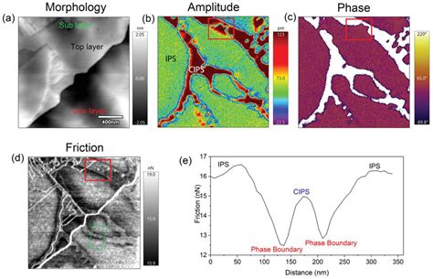 Inhomogeneous Friction Behaviour Of Nanoscale Phase Separated Layered Cuinp2s6 Wang 2023