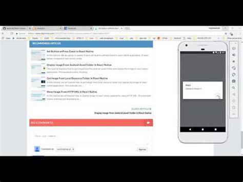 Set Button OnPress Event In React Native SKPTRICKS
