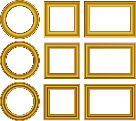 Gold Picture Frame Clip Art At Marcelene Grant Blog