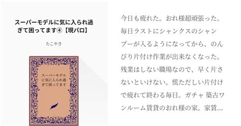 4 スーパーモデルに気に入られ過ぎて困ってます④【現パロ】 スーパーモデルに気に入られ過ぎて困って Pixiv