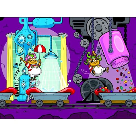 Wonka Nerds Candy Promotional Illustration Nerds Candy