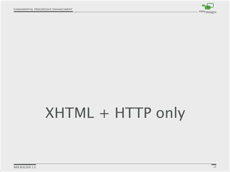 Ppt Fundamental Progressive Enhancement Web Builder 20 2008
